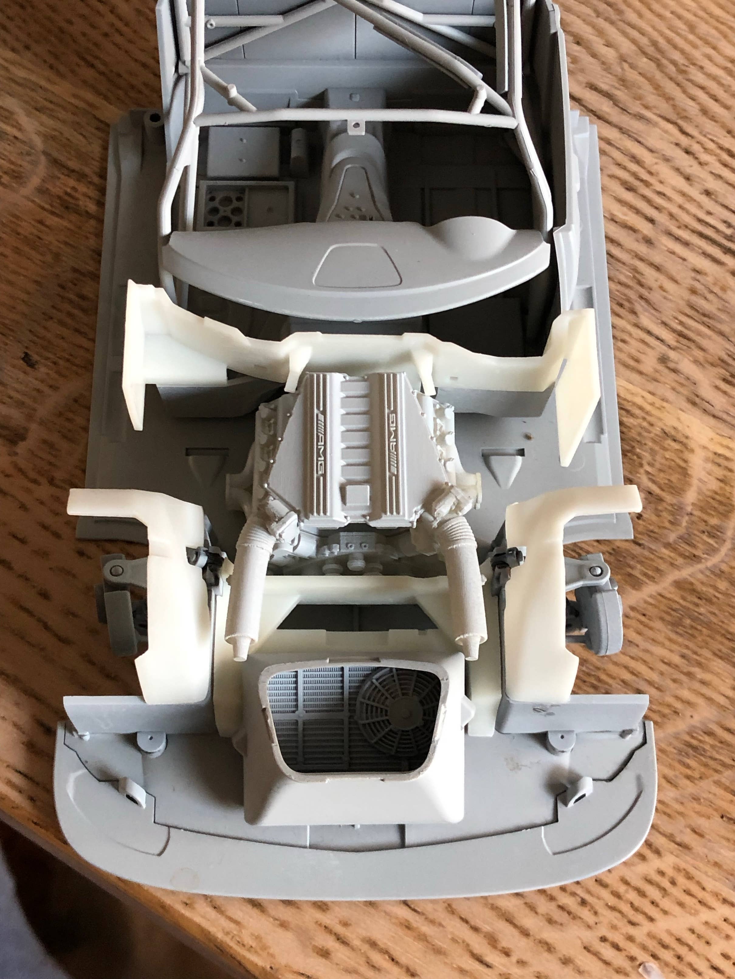 Mercedes AMG GT3 Door&Engine Detail Kit (Resin + PE + Metal Logo ...