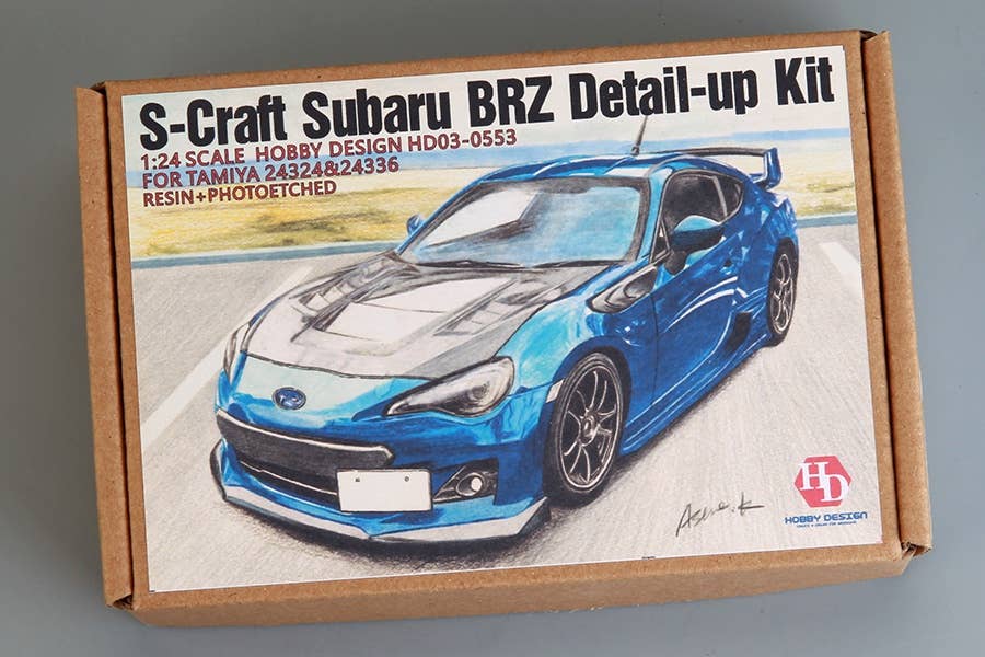 S-Craft Subaru BRZ Detail-up Kit For Tamiya 24324&24336 (Resin + PE ...