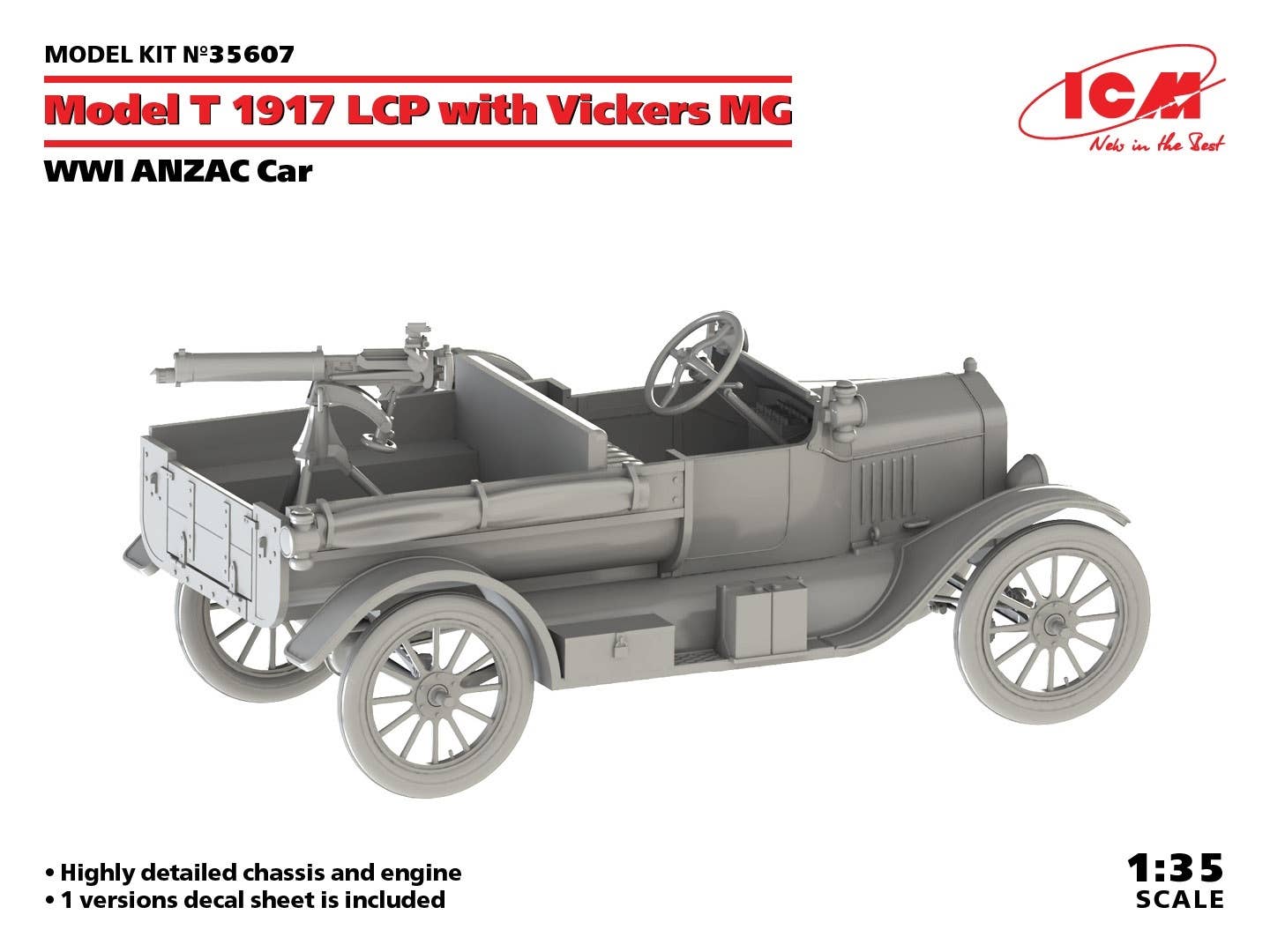 Model T Ford 1917 LCP w/Vickers Heavy Machine Gun | HLJ.com