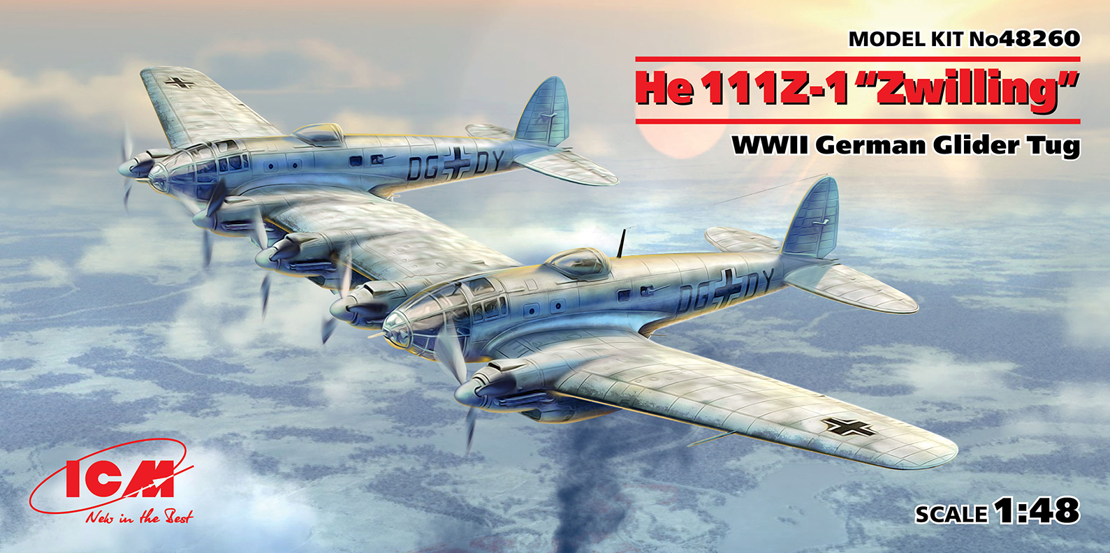 Heinkel He-111Z-1 Zwilling, WWII German Glider Tug | HLJ.com
