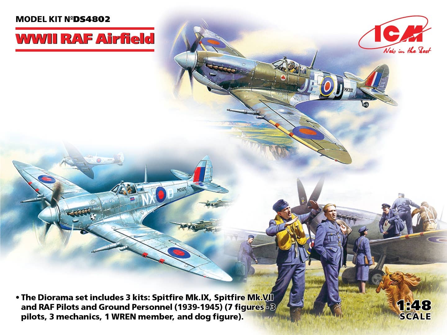 WWII Royal Air Force Airfield Scene Set | HLJ.com