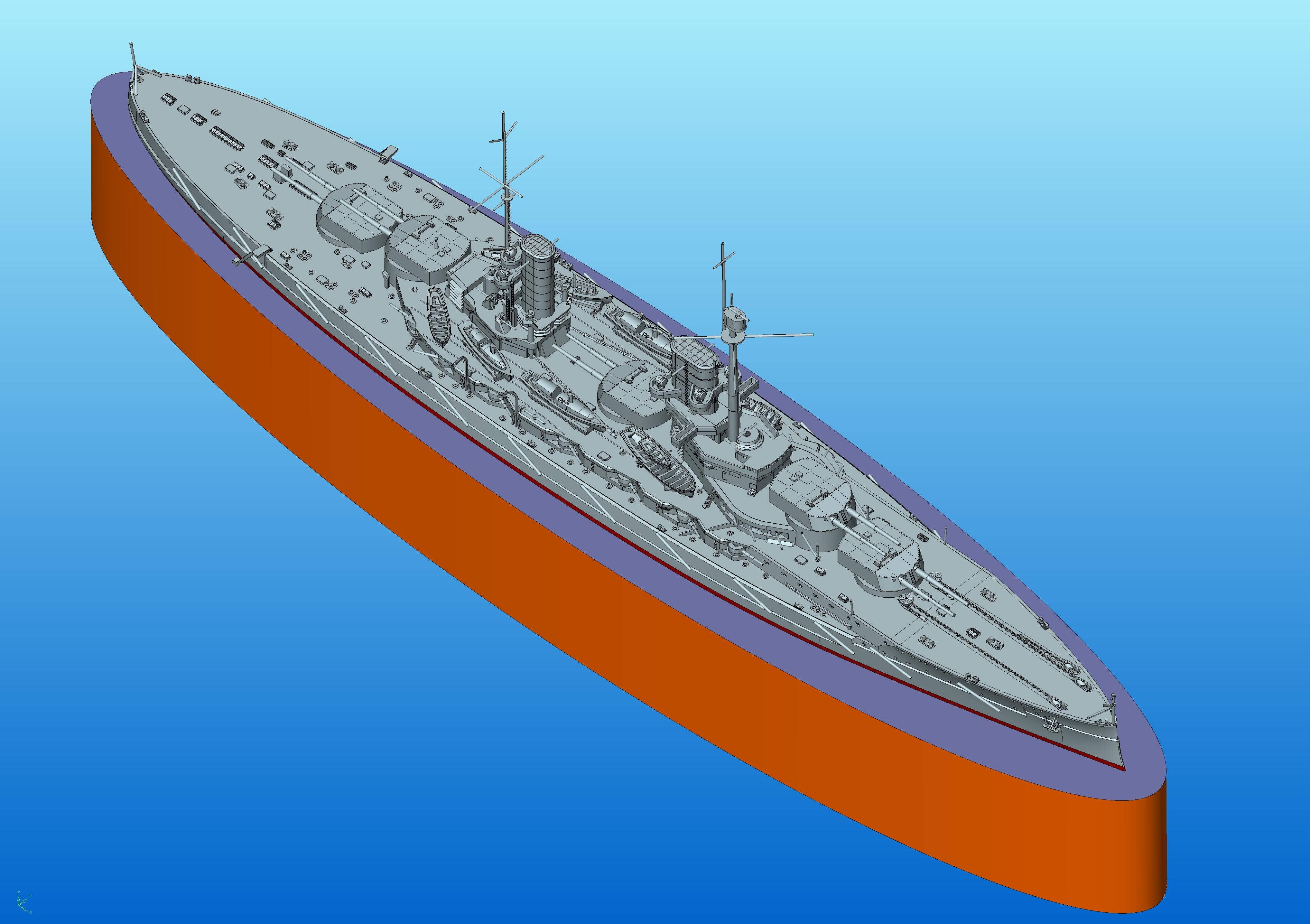 German Battleship Markgraf | HLJ.com