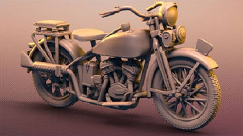 Japan Rikuo Type 93 Military Motorcycle Single Vehicle | HLJ.com