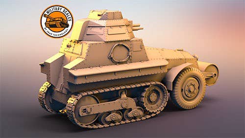 French AMC Schneider P-16 Armored Car | HLJ.com