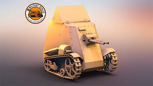 Italian Ansaldo MIAS Mobile Machine Gun Emplacement | HLJ.com