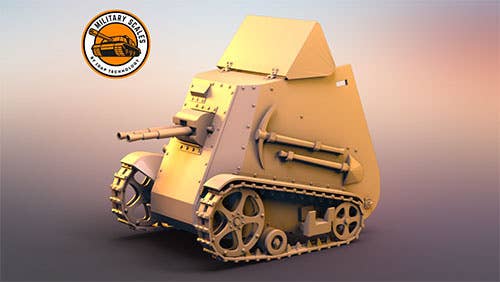 Italian Ansaldo MIAS Mobile Machine Gun Emplacement | HLJ.com