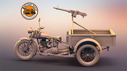 Italian Benelli M36 Three-wheeled Motorcycle | HLJ.com