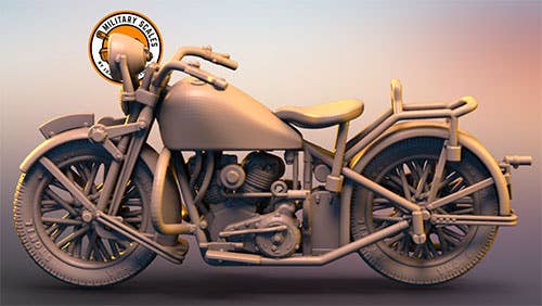 Poland Sokol 1000 Military Motorcycle Monocycle | HLJ.com