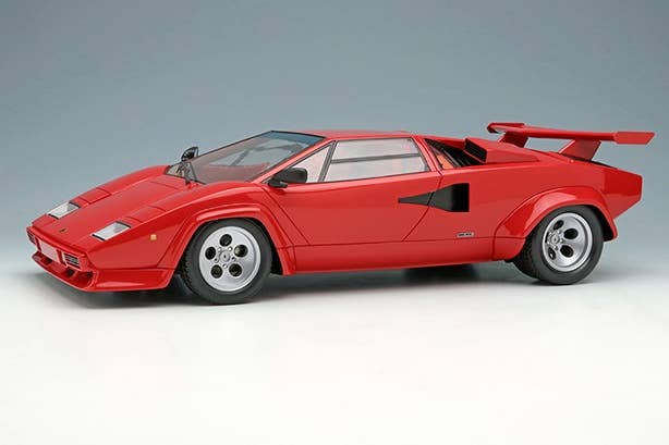 Lamborghini Countach LP400S 1980 (Series 2) with Rear Wing Red (Tobacco ...
