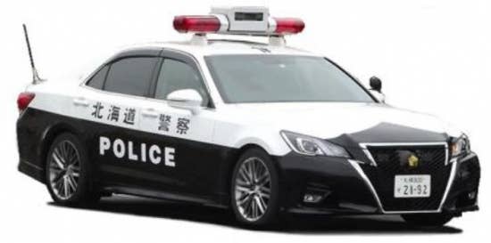 Toyota Crown (GRS214) Hokkaido Police Transportation Traffic Riot ...
