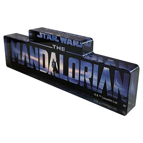 Star Wars The Mandalorian / Logo Acrylic Block Season 1-3 Set of 3 ...
