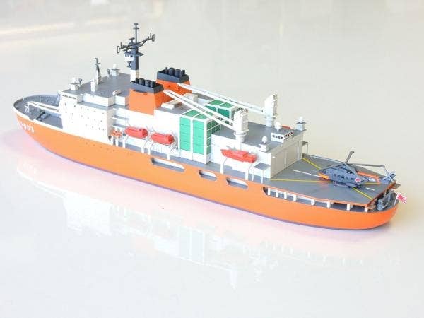 JMSDF Icebreaker Shirase & Snowmobile (3pcs) | HLJ.com