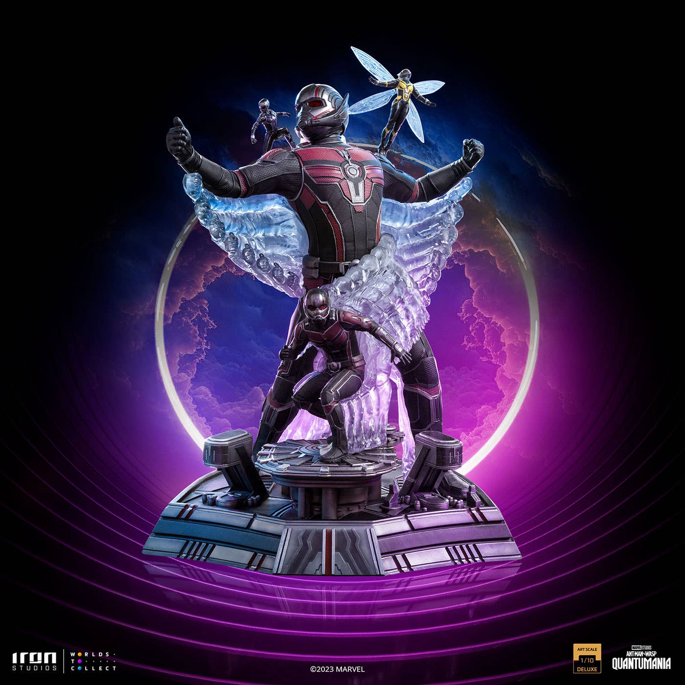 Marvel - Iron Studios Scale Statue: Deluxe Art Scale - Ant-Man & The ...
