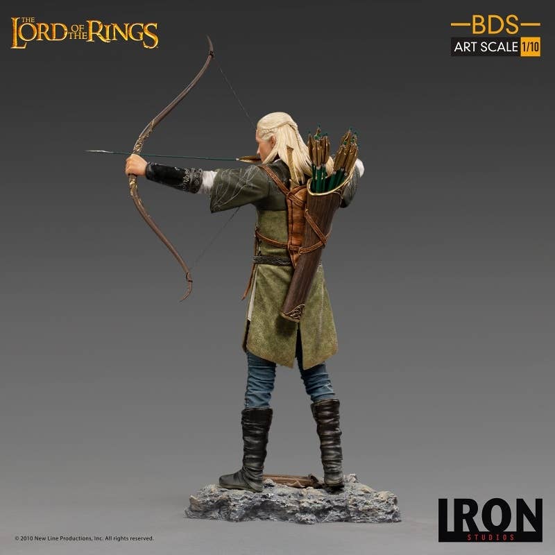 The Lord of the Rings: Legolas Battle Diorama Series Art Scale Statue ...