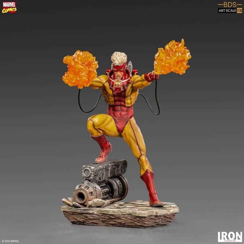 Marvel Comics Pyro Battle Diorama Series Art Scale Statue | HLJ.com