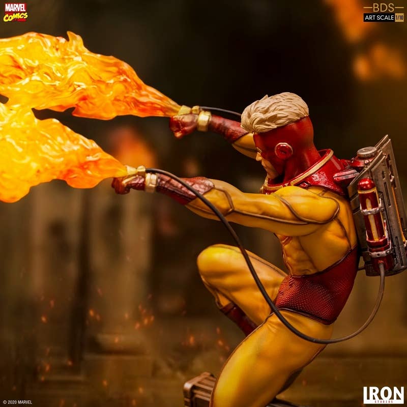 Marvel Comics Pyro Battle Diorama Series Art Scale Statue | HLJ.com