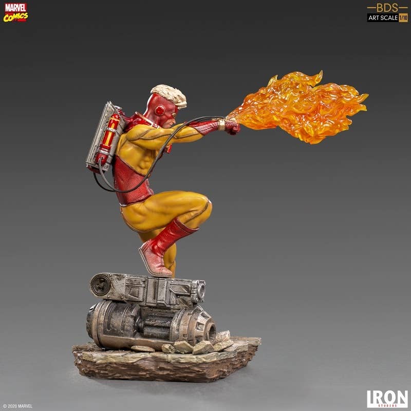 Marvel Comics Pyro Battle Diorama Series Art Scale Statue | HLJ.com