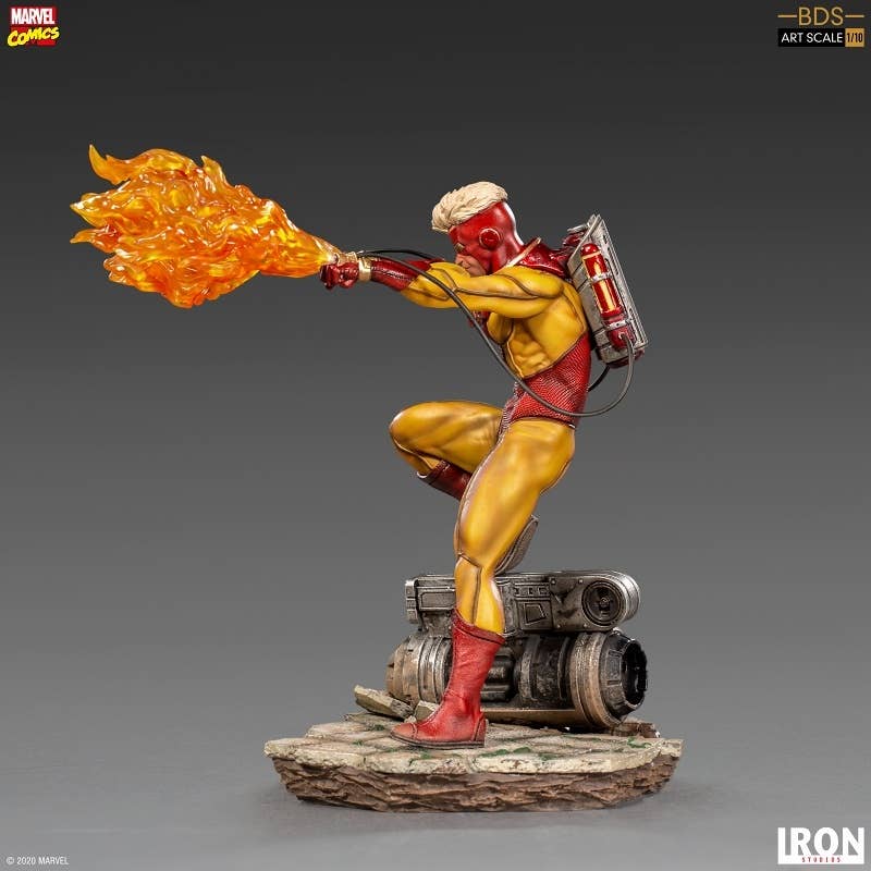 Marvel Comics Pyro Battle Diorama Series Art Scale Statue | HLJ.com