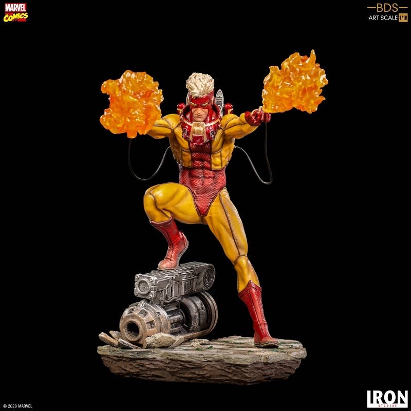 Marvel Comics Pyro Battle Diorama Series Art Scale Statue | HLJ.com