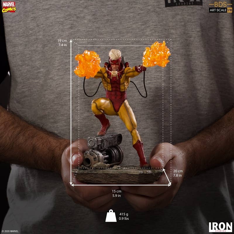 Marvel Comics Pyro Battle Diorama Series Art Scale Statue | HLJ.com