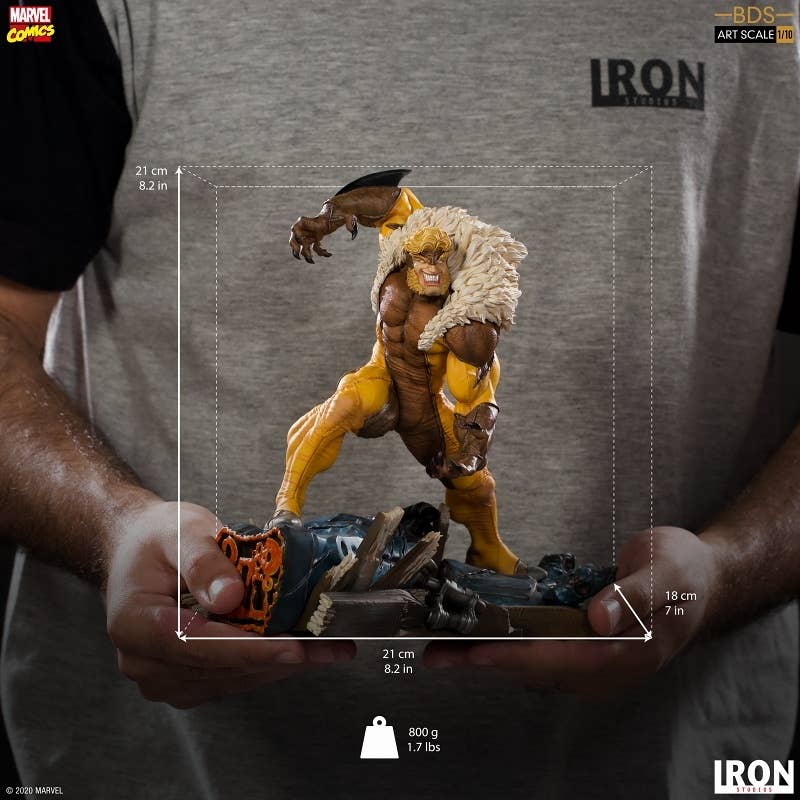 Marvel Comics Sabretooth Battle Diorama Series Art Scale Statue | HLJ.com