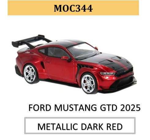 Ford Mustang GTD 2025 Metallic Dark Red | HLJ.com