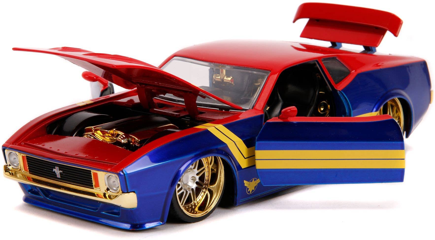 Ford Mustang Mach 1 1973 with Captain Marvel Figure (Avengers) | HLJ.com