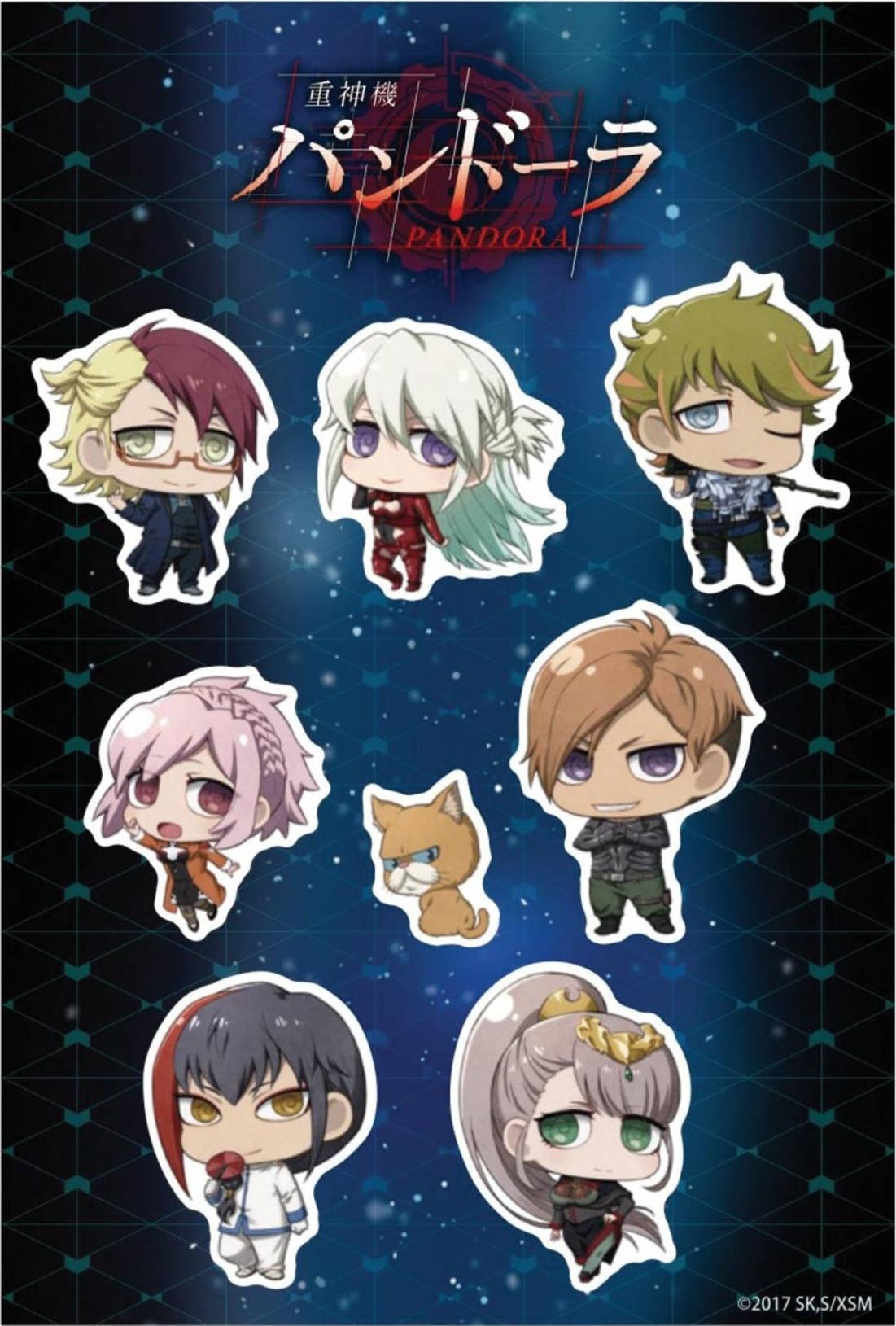 Jushinki Pandora Sticker Chimi Chara | HLJ.com
