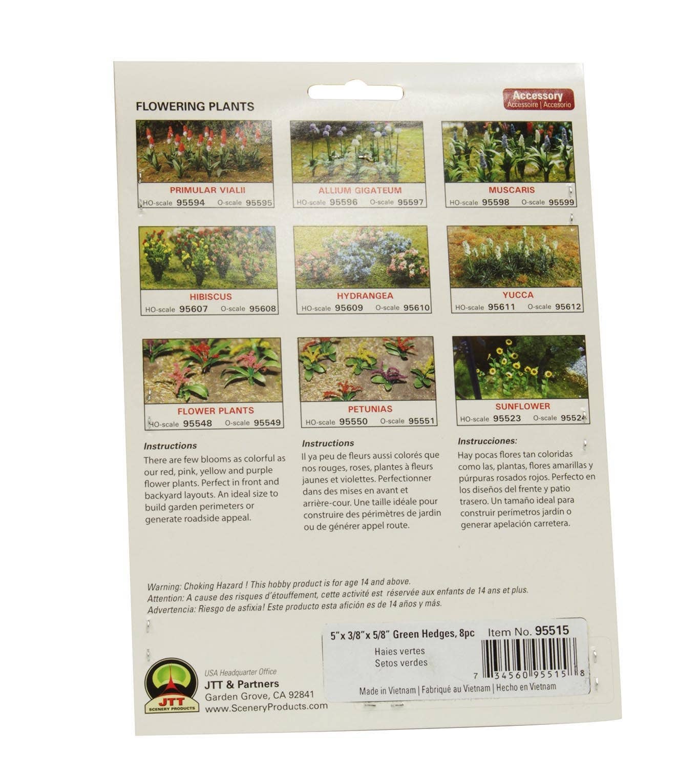 Flower Hedge Ho Scale 8 pcs | HLJ.com
