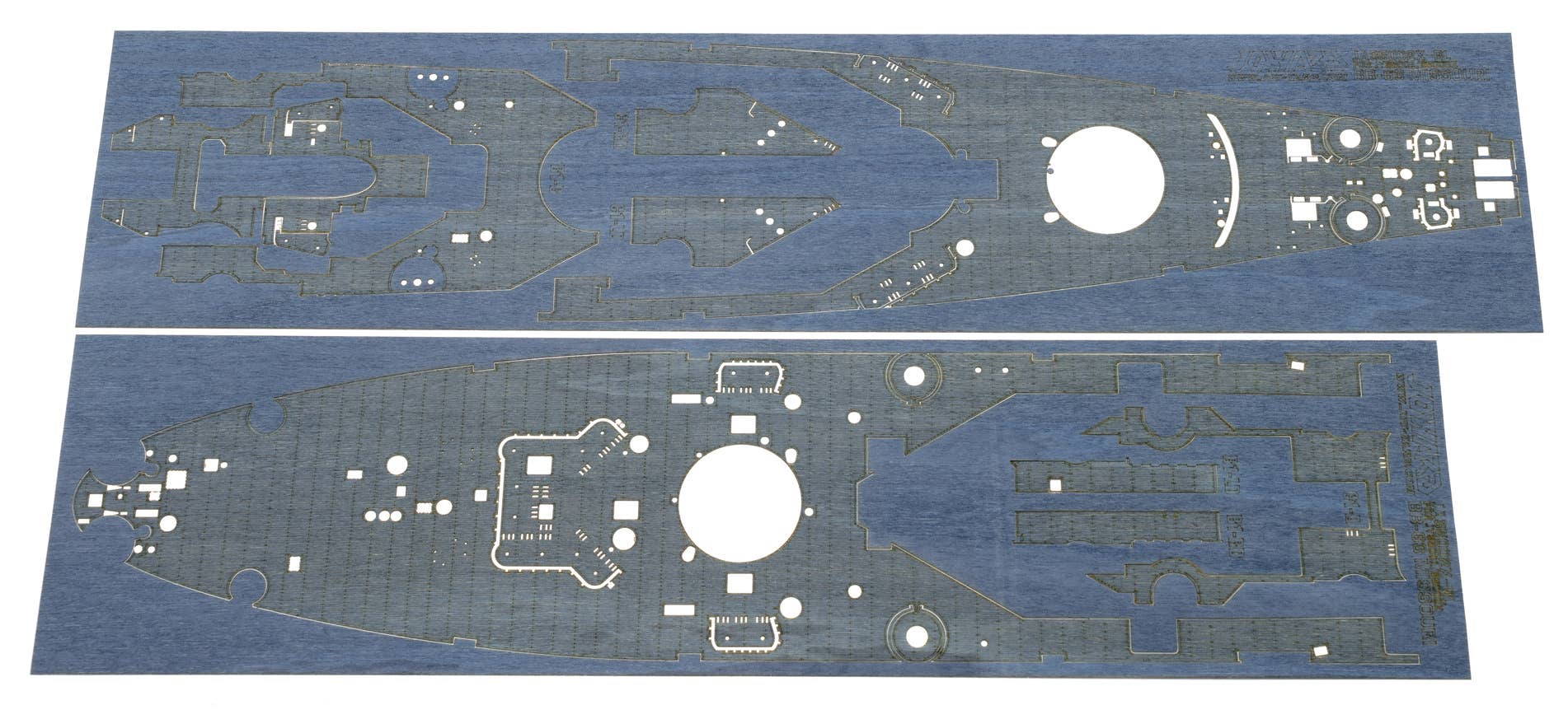US Navy Missouri Wisconsin Wooden Deck Deck Blue Color | HLJ.com