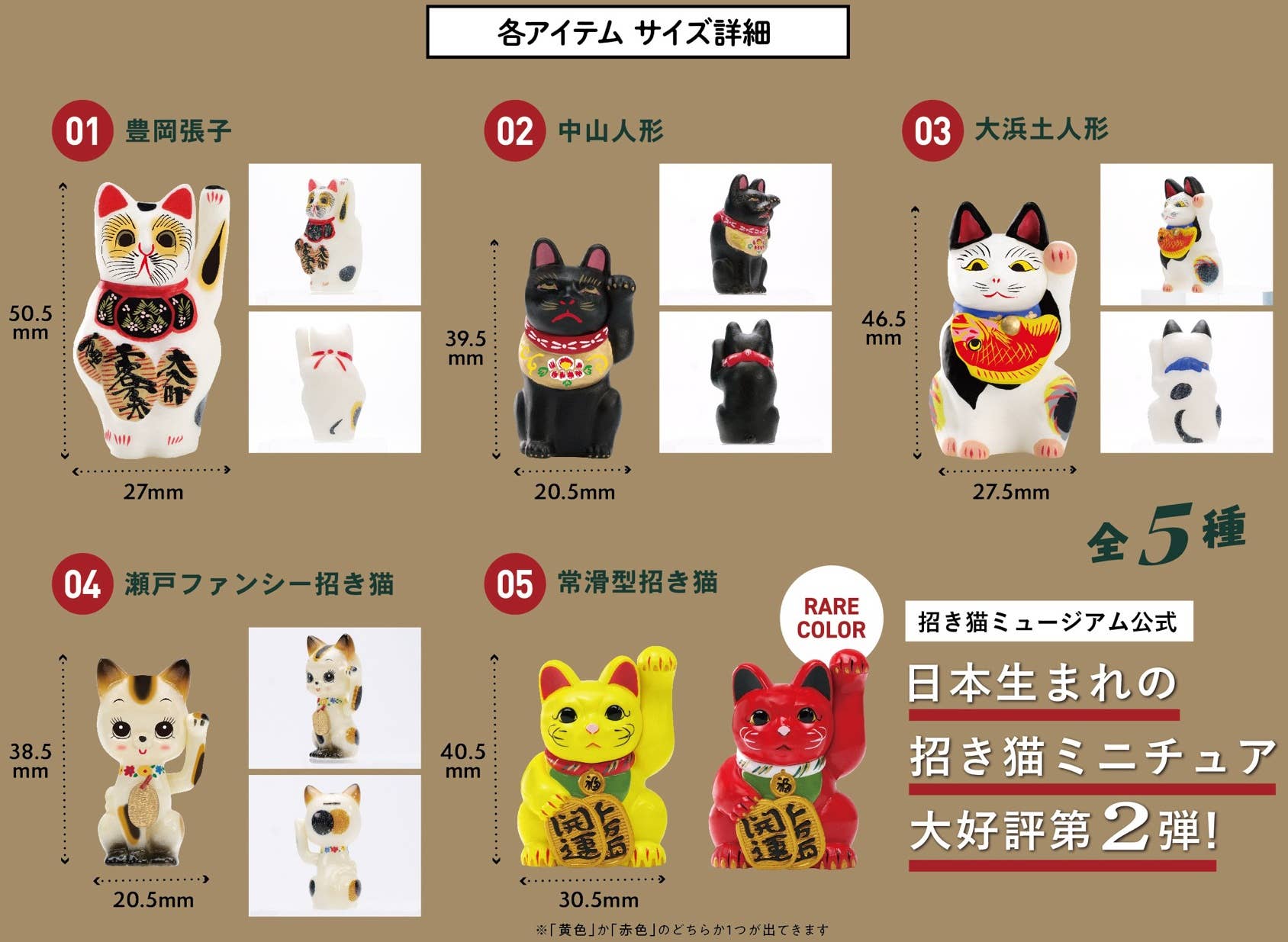 Maneki Neko Museum Official Maneki Neko Miniature Collection 2nd BOX ...
