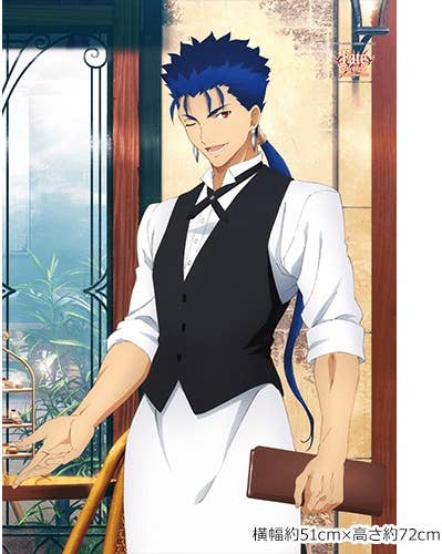 Fate/stay night (UBW) Newly Drawn B2 Tapestry (Lancer : Cafe) | HLJ.com