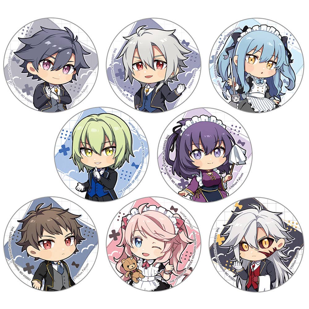 The Legend Of Heroes: So No Kiseki: Trading Can Badge (Serving Uniform / A Ver.): 1Box (8pcs ...