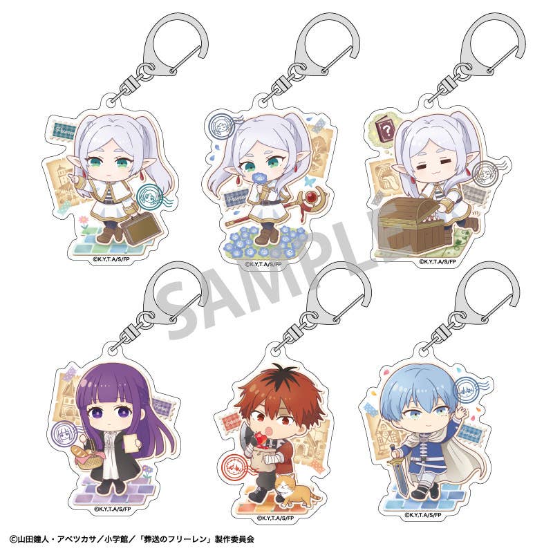 Frieren: Beyond Journey's End: Trading Acrylic Keychain Charatto Tabi 1Box 6pcs | HLJ.com