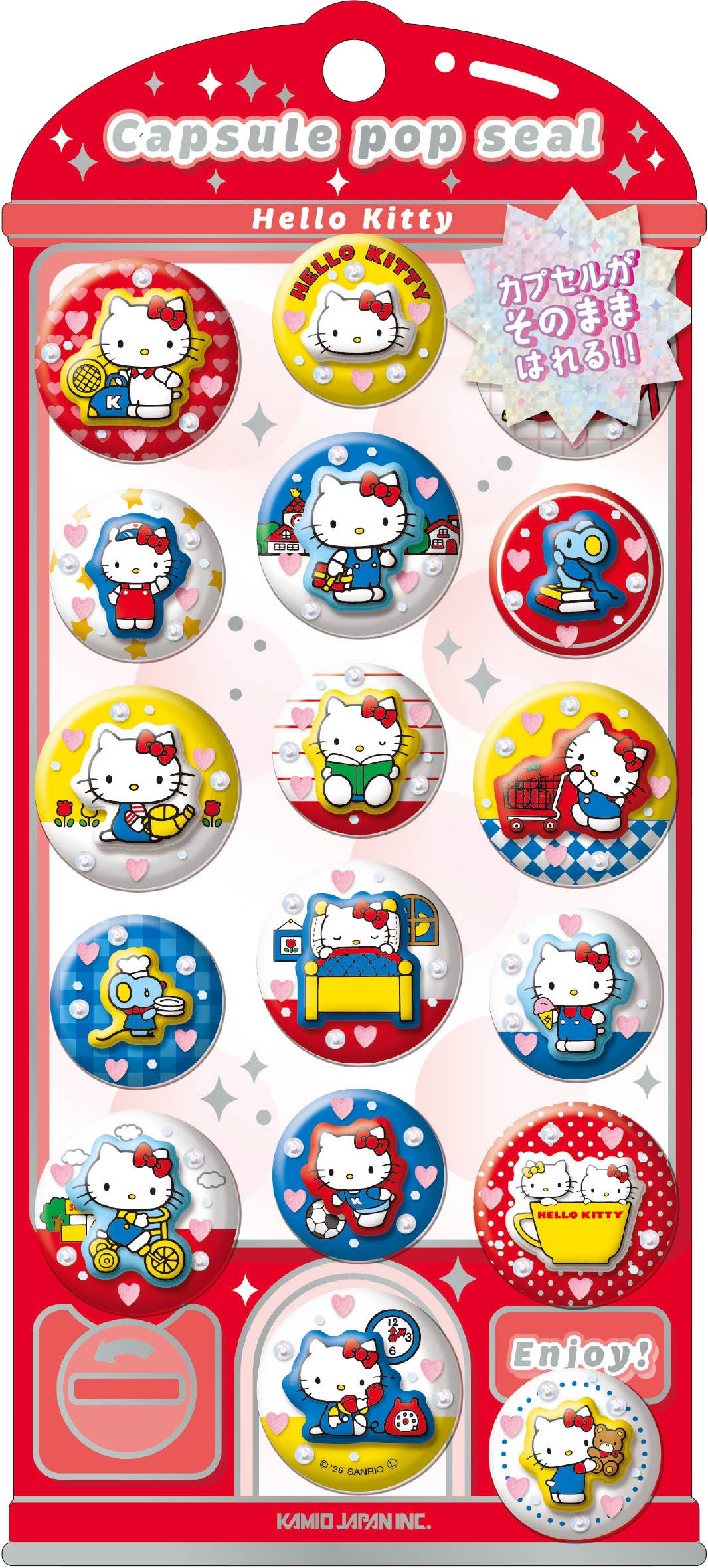 Sanrio: Capsule Pop Seal / Hello Kitty Retro | HLJ.com