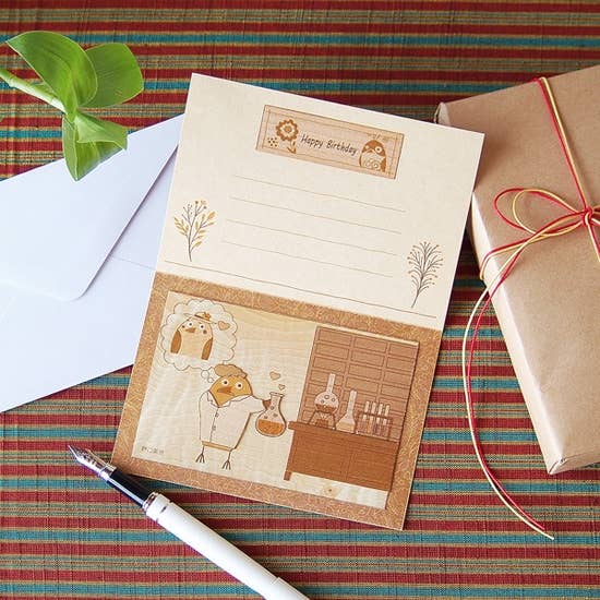 Wooden Collage Greeting Card: Hideo Noguchi | HLJ.com