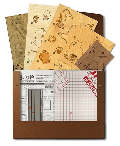 Wooden Collage Handmade Kit: Proverbs Illustrated by Cats Part 1 | HLJ.com