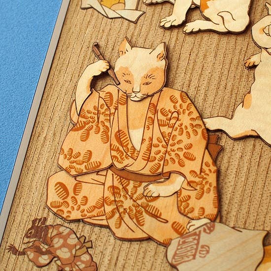Wooden Collage Handmade Kit: Proverbs Illustrated by Cats Part 1 | HLJ.com