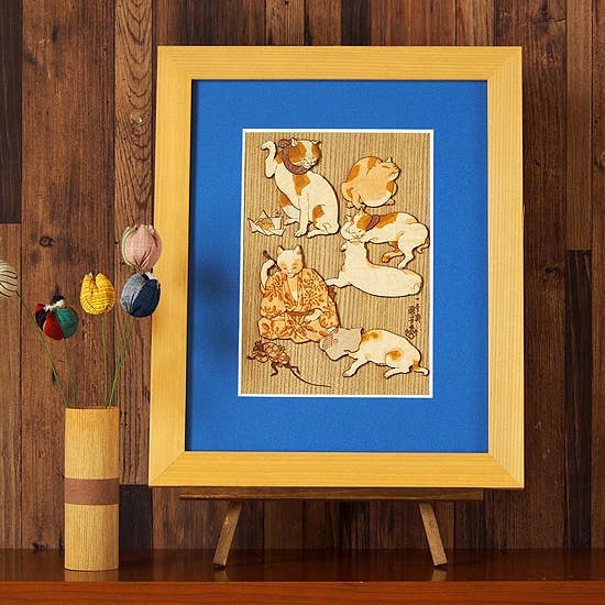 Wooden Collage Handmade Kit: Proverbs Illustrated by Cats Part 1 | HLJ.com