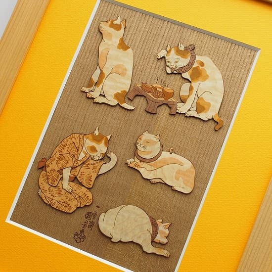 Wooden Collage Handmade Kit: Proverbs Illustrated by Cats Part 2 | HLJ.com