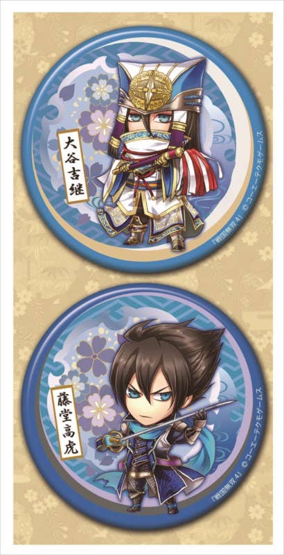Samurai Warriors 4 Can Magnet Set Yoshitsugu Ohtani & Takatora Todo ...