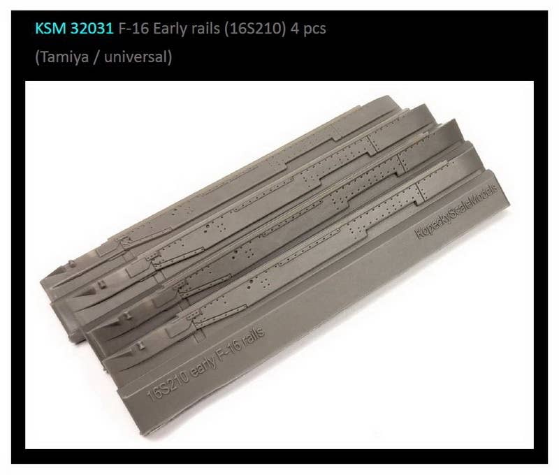 F-16 Early rails (16S210) | HLJ.com