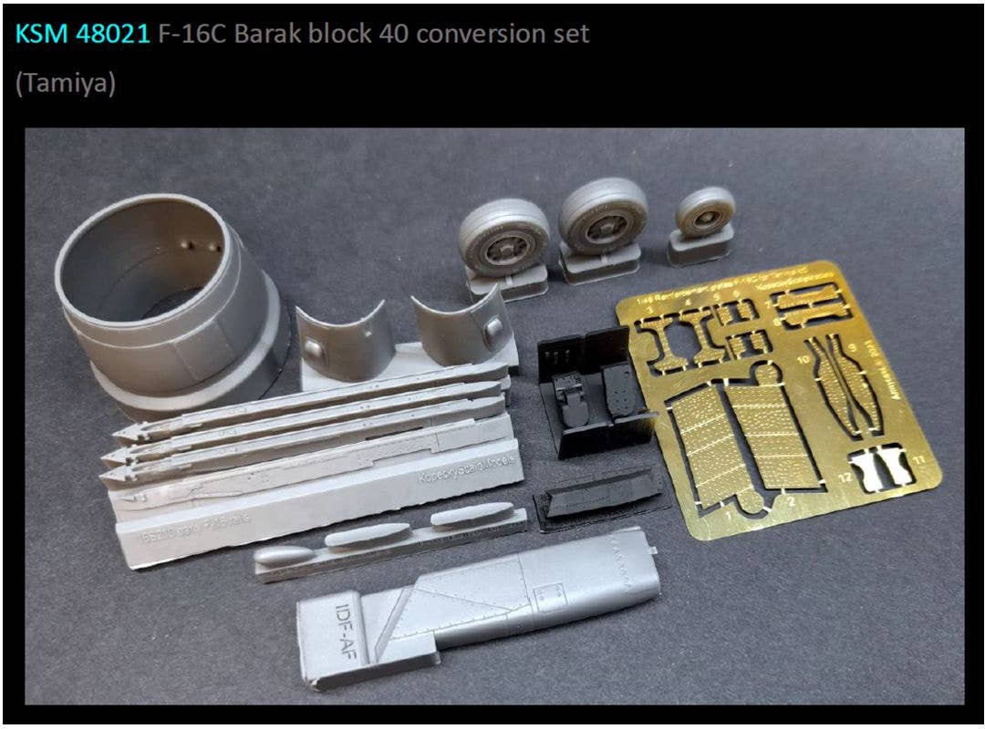 F-16C Barak Block 40 conversion set | HLJ.com