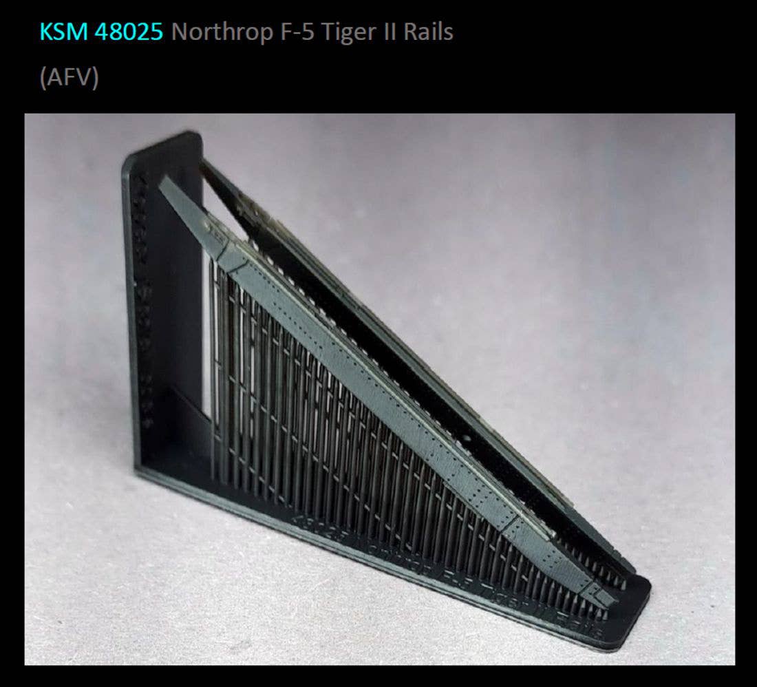 Northrop F-5 Tiger II Rails (for AFV Club) | HLJ.com