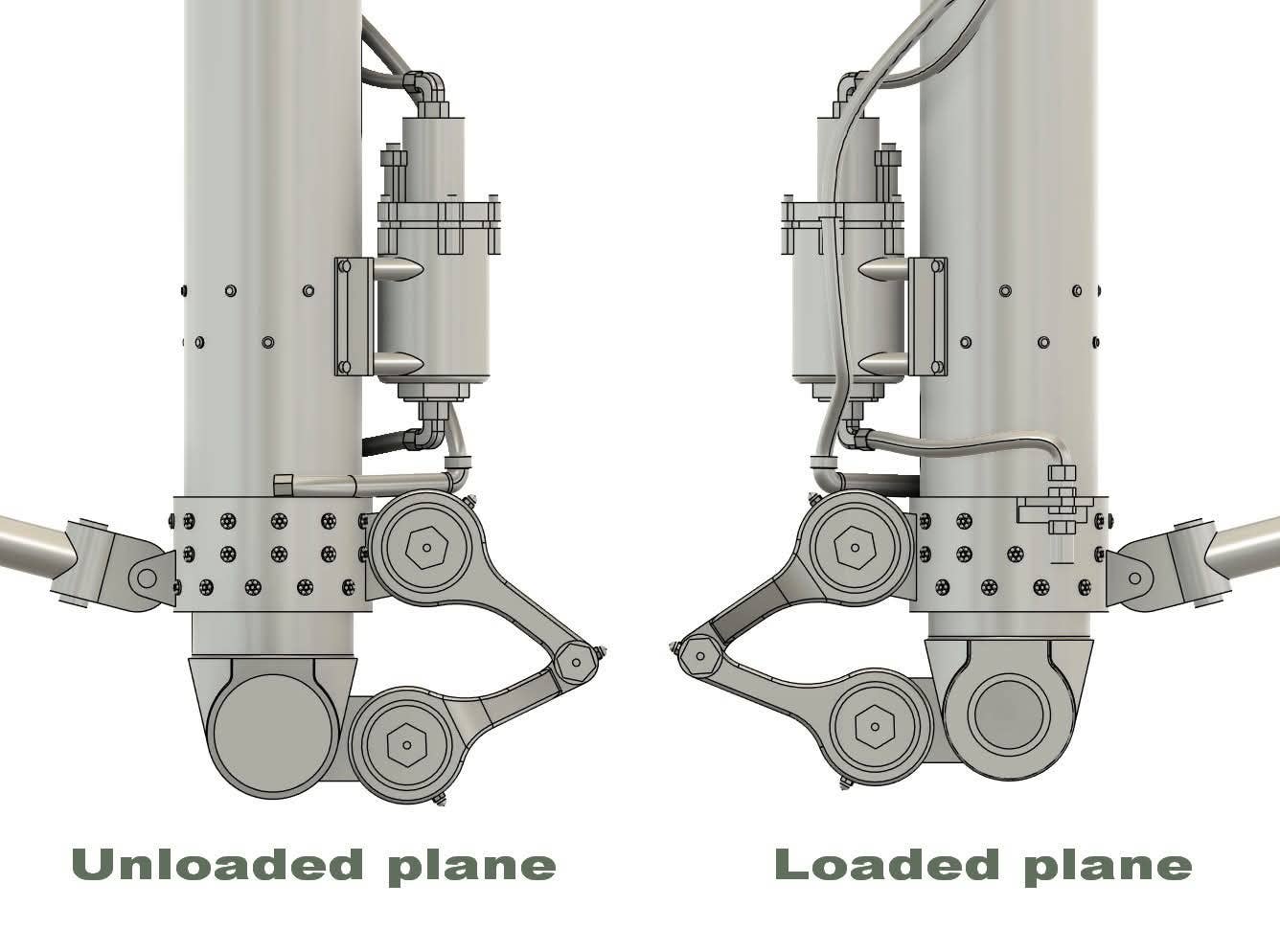 B-17 Main landing gear (unloaded), HK Models | HLJ.com