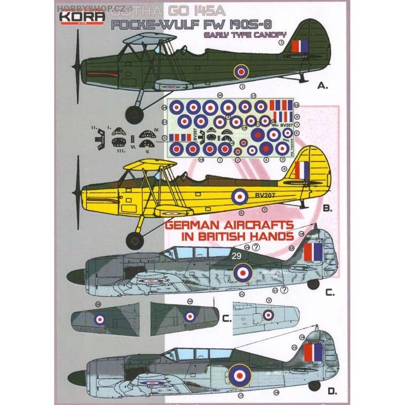 Fw 190S-8 & Go-145 In British Hands | HLJ.com