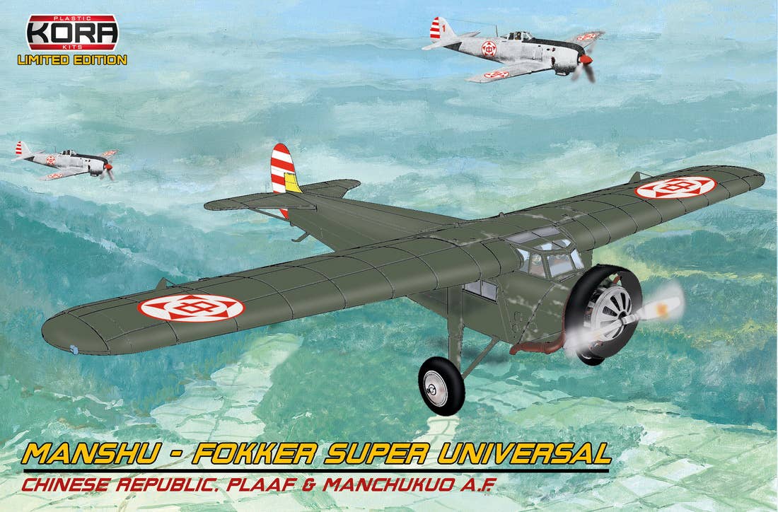 Manshu-Fokker Super Universal China, PLAAF & Manchukuo AF | HLJ.com