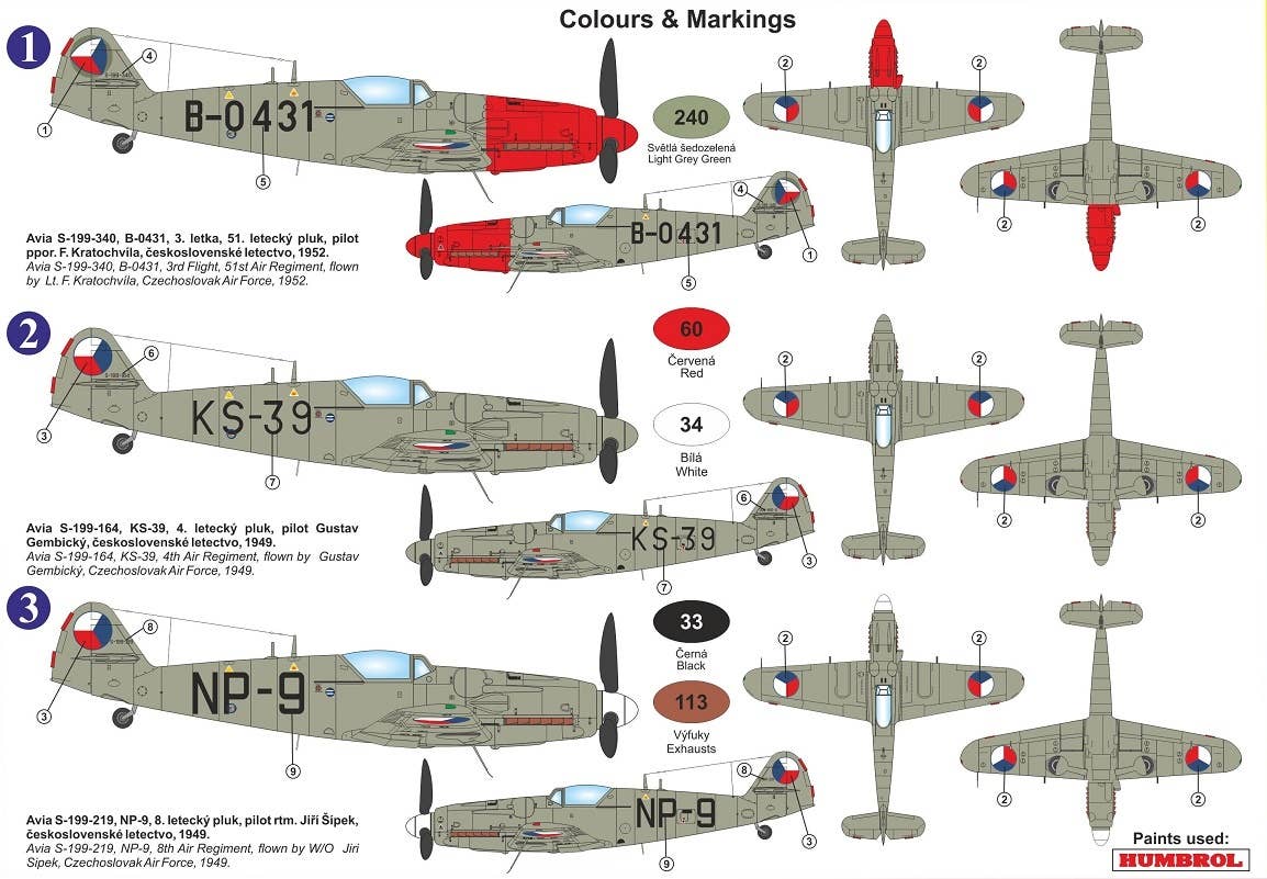Avia S-199 w/wing guns | HLJ.com