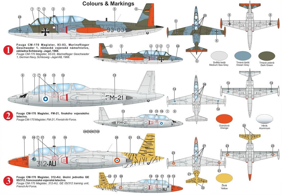 Fouga CM-170 Magister "Over Europe" | HLJ.com