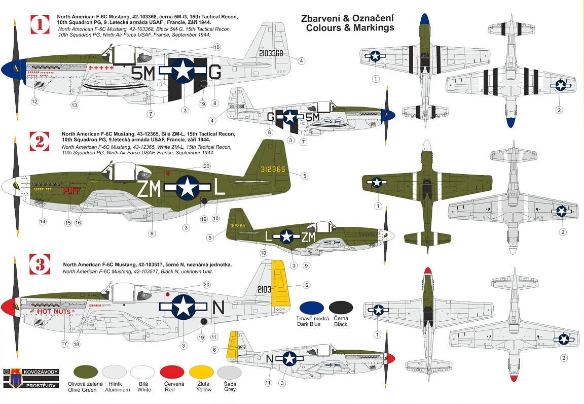 F-6C Photo Recce Mustang Malcolm | HLJ.com